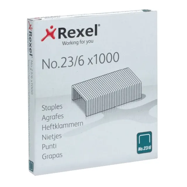 Rexel 23/6 Staples - Box 1000