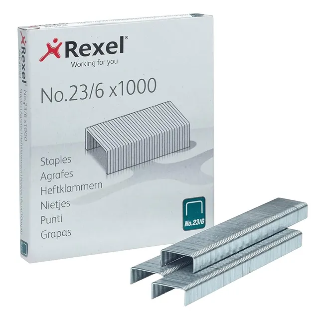 Rexel 23/6 Staples - Box 1000