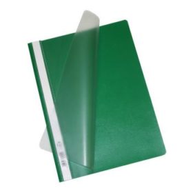 Bantex A4 Quotation Folder Polyprop Flexible With Spine Label Green