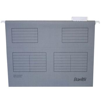 Bantex Foolscap Suspension File Box 25 Grey