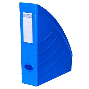 Bantex Optima Magazine Filing Box 75mm Capacity Cobalt Blue