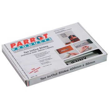 Parrot In/Out Slide 400x50mm Box 10s