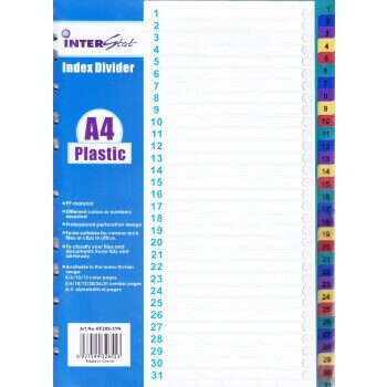 Dividers / Indices - Penfile Office Supplies - Stationery Supplier
