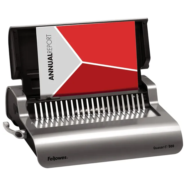 Fellowes Quasar-E Electric Comb Binding Machine - Punch 25 Sheets ...
