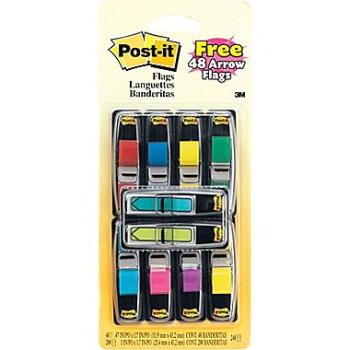Post-it Flags 100 x 225mm 280 Flags per pack plus 48 FREE Arrow Flags ...
