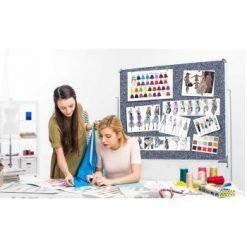 Parrot Bulletin Board Ribbed Aluminium Frame 1800x1200mm Palm Green ...