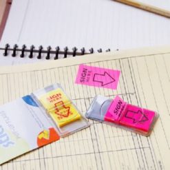 Stick'n Pop-Up Flags 45 x 12mm Sign Here Assorted 5 Pads