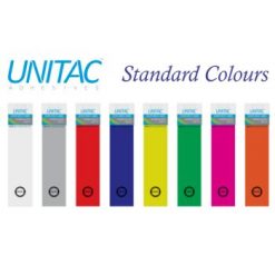 Unitac Lever Arch Labels 12s White