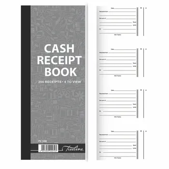 Treeline Duplicate Carbon Book 4 To View Cash Receipt 200s