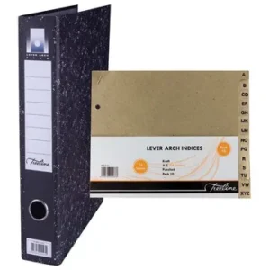 Treeline A4 Lever Arch File Board Giant 100mm Black - Penfile.co.za