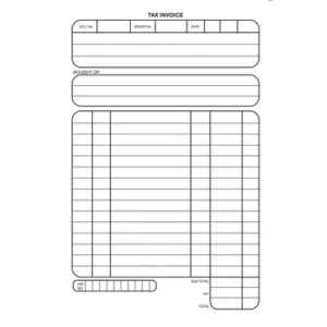 Treeline A5 Duplicate Carbon Book Invoice 100 Page