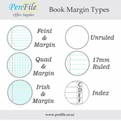 Treeline A4 Counter Book 3 Quire Quad & Margin 288 Page - Penfile ...