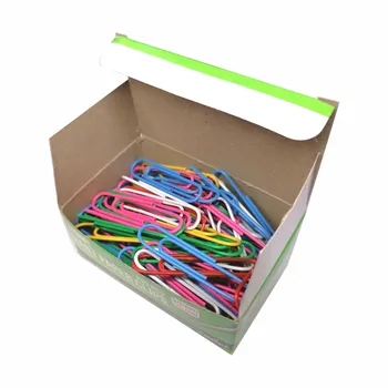 Treeline Paper Clips 50mm PVC Assorted 100s