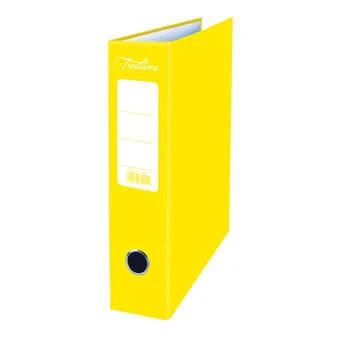Treeline A4 Lever Arch File Board 80mm Yellow