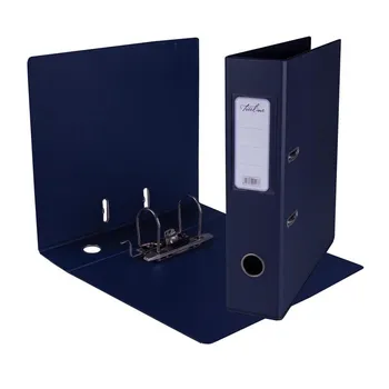 Treeline A4 Lever Arch File PVC 70mm Navy Blue