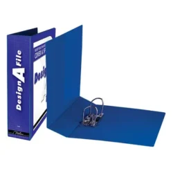Treeline A4 Design-A-File PVC Lever Arch File 70mm Blue - Penfile ...