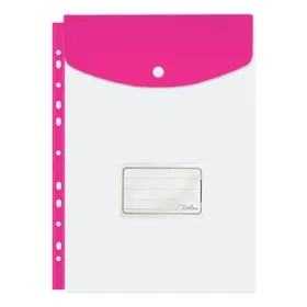 Treeline A4 Filing Carry Folder PVC 180 Micron Top Open Hot Pink ...