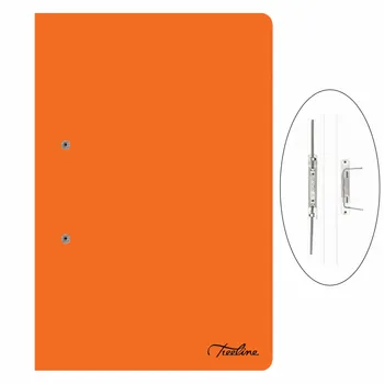 Treeline Foolscap Accessible Files Deep Tint 4 Pack 320gsm Orange
