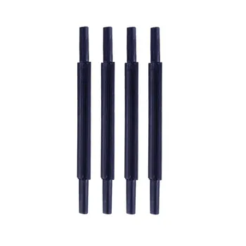 Treeline Desk Letter Tray Risers Black Set 4