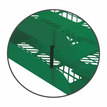 Treeline Desk Letter Tray Risers Black Set 4