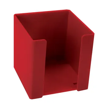 Treeline Memo Cube Holder 100 x 100mm Red