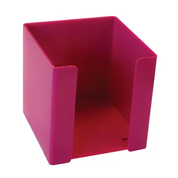 Treeline Memo Cube Holder 100 x 100mm Hot Pink