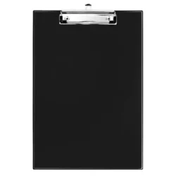 Treeline A4 PVC Single Side Clipboard Black - Penfile Office Supplies ...