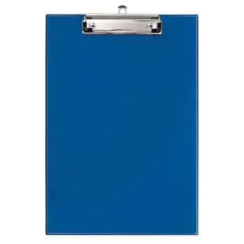 Treeline A4 PVC Single Side Clipboard Blue