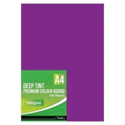 Treeline A4 Deep Tint Project Board 160gsm Purple 100s - Penfile Office ...