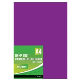 Treeline A4 Deep Tint Project Board 160gsm Purple 100s - Penfile Office ...
