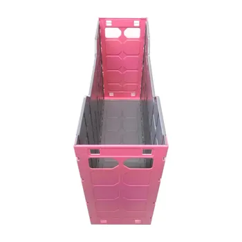 Tidy Files A4 Solid Plastic Container Pink