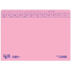 Tidy Files A4 Executive Medium Weight File With Tri-Clip Pink - Pack 25 ...