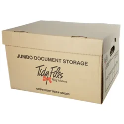 Tidy Files A4 Jumbo Document Storage Box Kraft - Penfile.co.za
