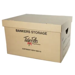 Tidy Files Foolscap Bankers Storage Box Kraft - Penfile Office Supplies ...