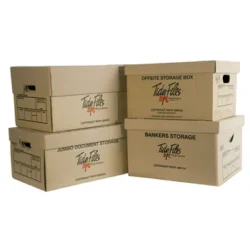 Tidy Files A4 Jumbo Document Storage Box Kraft - Penfile.co.za