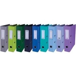 Treeline A4 Lever Arch Files PVC 70mm Assorted Box 8 - Penfile Office ...
