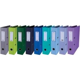 Treeline A4 Lever Arch Files PVC 70mm Assorted Box 8 - Penfile Office ...