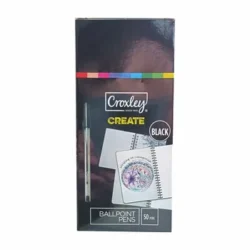 Croxley Create Ballpoint Pens Black Box 50 - Penfile Office Supplies ...