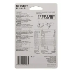 Sharp EL-231LB Pocket 8 Digit Calculator - Penfile Office Supplies ...