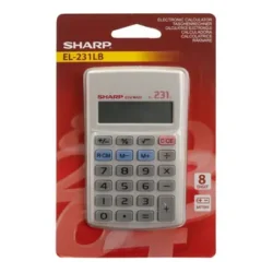 Sharp EL-231LB Pocket 8 Digit Calculator - Penfile Office Supplies ...