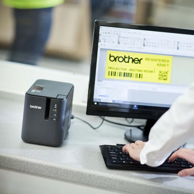 Brother PT-P950NW Wireless Network Desktop Label Printer