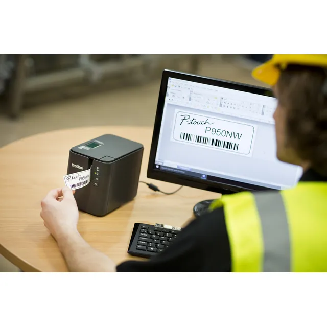 Brother PT-P950NW Wireless Network Desktop Label Printer