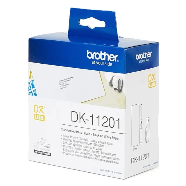 Brother DK-11201 Standard Address Labels 29 x 90mm - White Roll 400