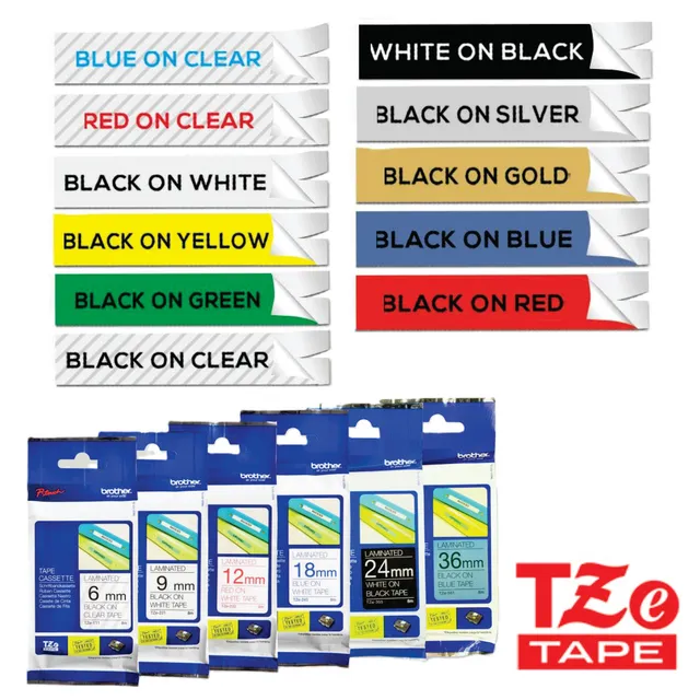 Brother TZ Label Tapes | Penfile.co.za