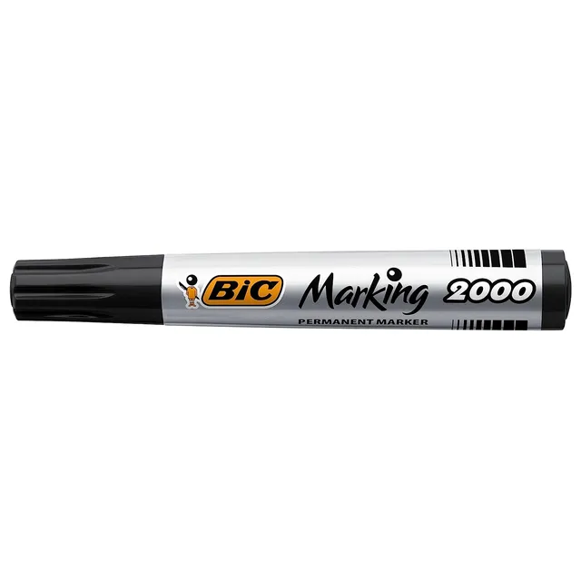 Bic Marking 2000 Permanent Marker Bullet Point Black - Box 12