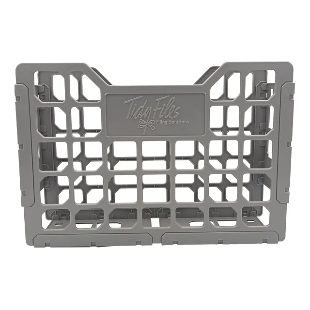 Tidy Files A4 Economy Plastic Container Grey