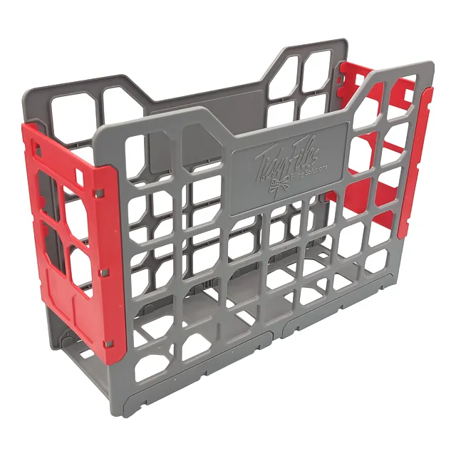 Tidy Files A4 Economy Plastic Container Red