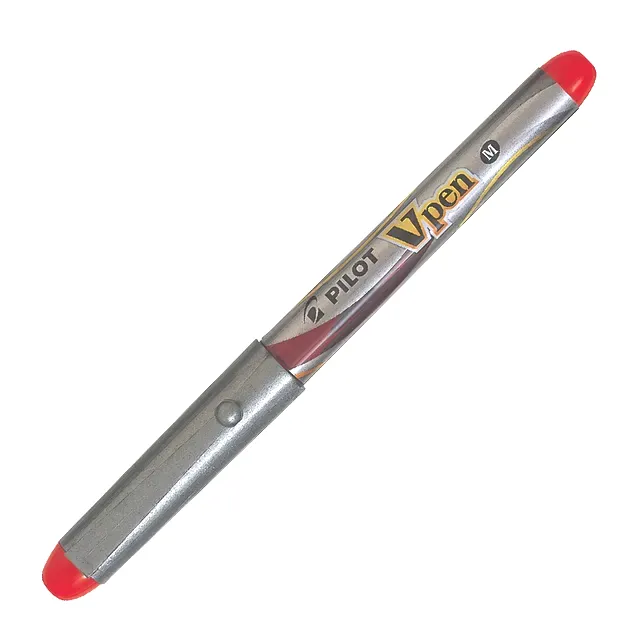 Pilot V Pen Liquid Ink Fountain Pen Medium 1.0mm - Red