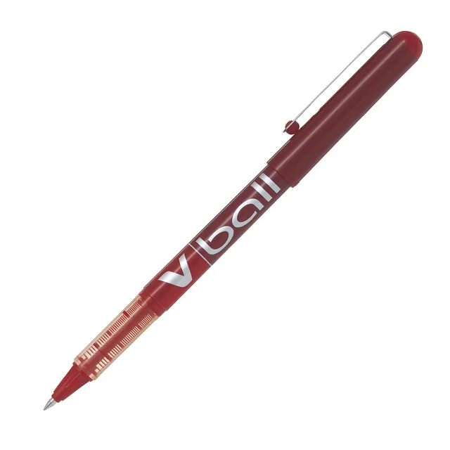 Pilot V Ball Liquid Ink Roller Ball Pen Extra Fine 0.5mm - Red