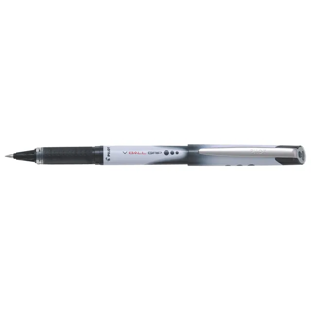 Pilot V Ball Grip Liquid Ink Roller Ball Pen Fine 0.7mm - Black